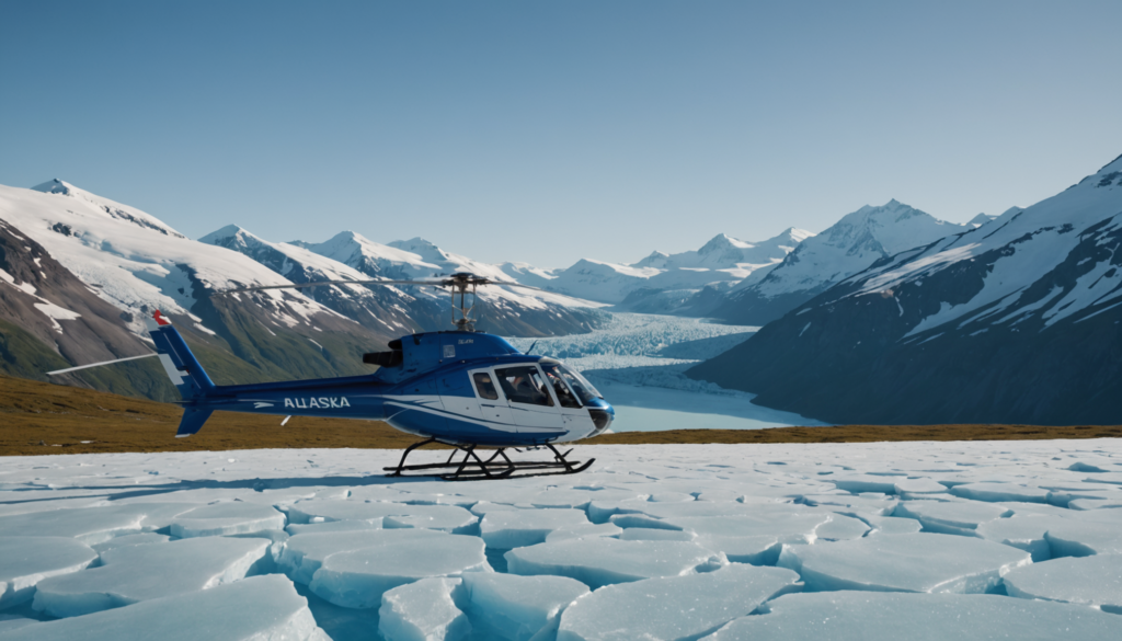 Alaska glacier helicopter landing tours - Heli Alaska, Inc.